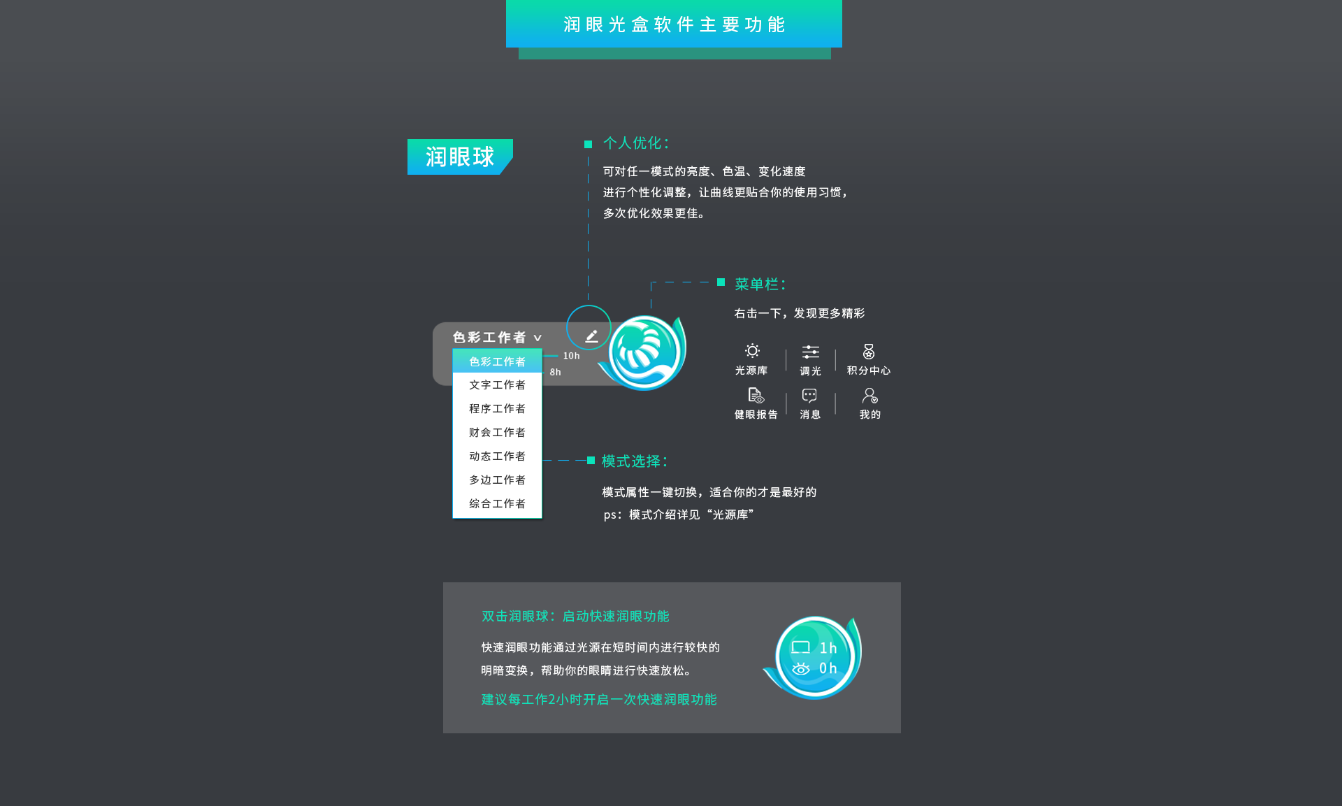野光源在线商城 野光源视力训练灯一盏可预防近视和健眼的医疗台灯